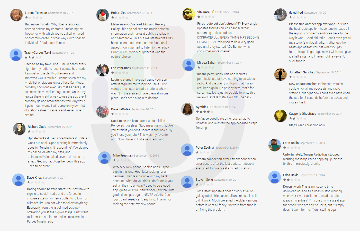 TuneIn radio app update disappoints many users - requires social login ...