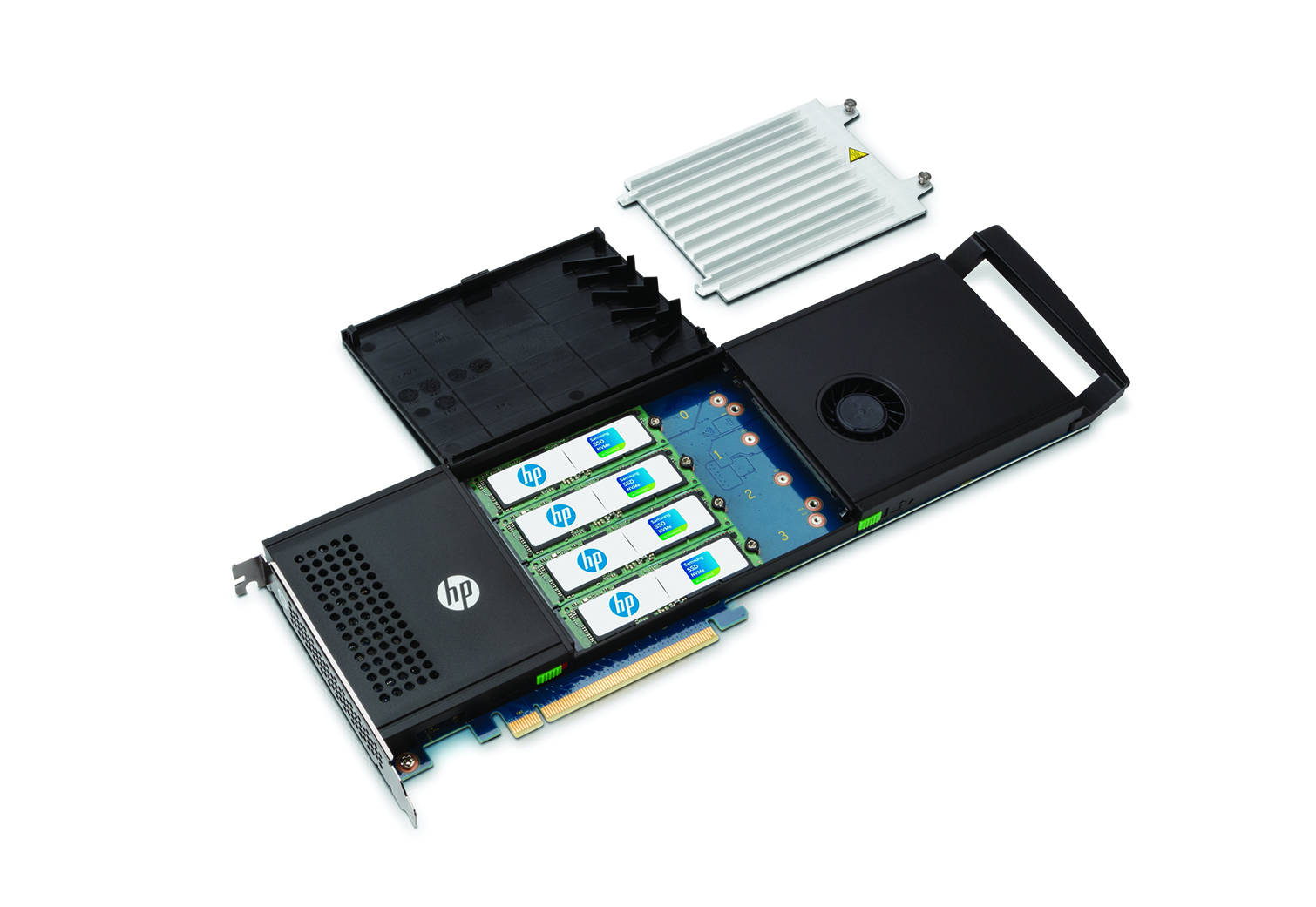 New HP PCI-Express card has room for 4 PCIe SSDs, offers up to 9GB/s ...